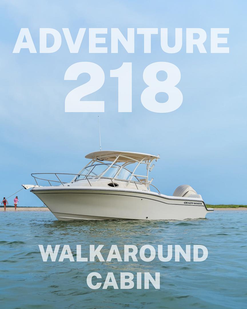 Explore the Grady-White Adventure 218 Walkaround Cabin | SCHOCK BOATS